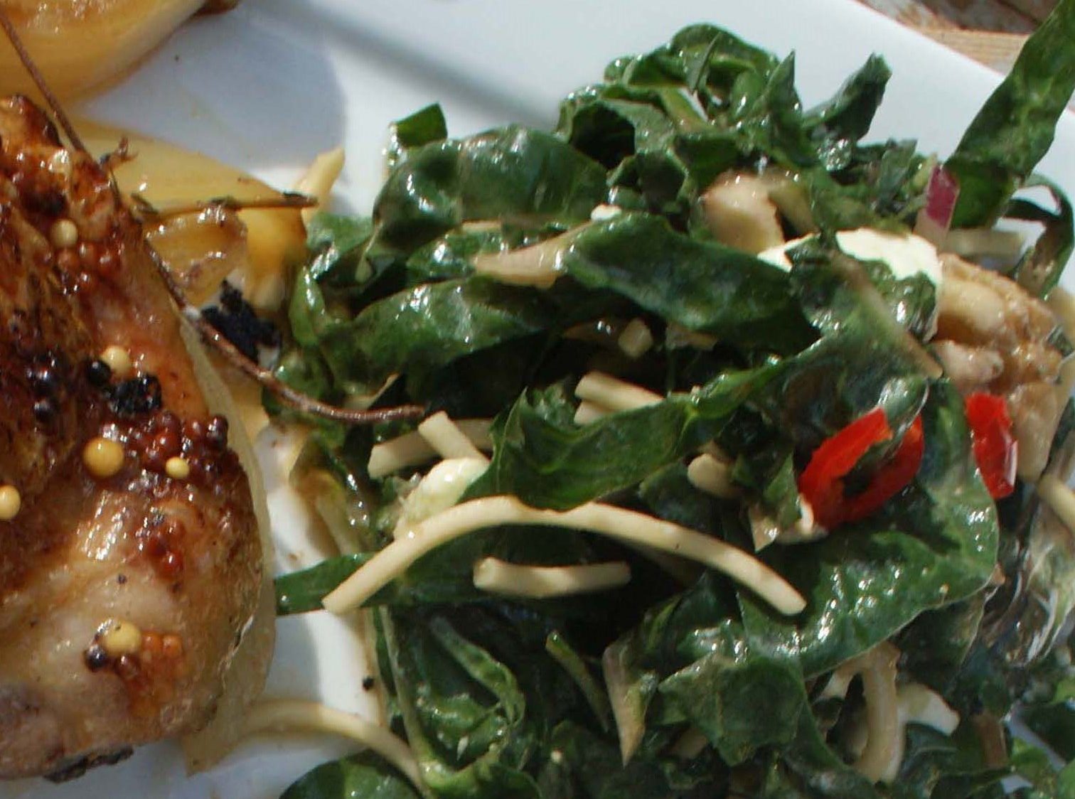 Silverbeet Salad - Tasmanian Gourmet Sauce Company